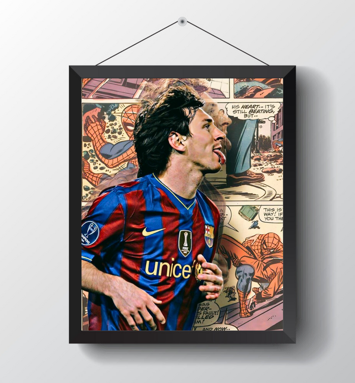 Lionel Messi : Poster Frame – Deko Frames